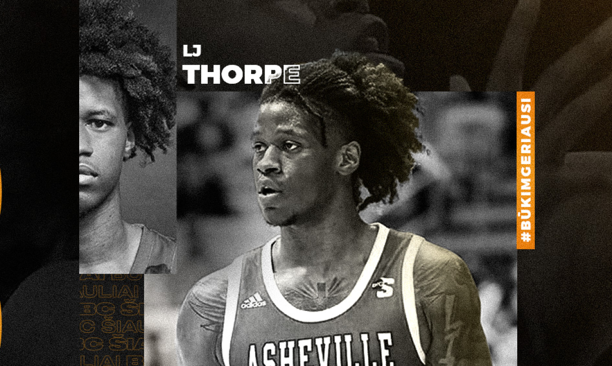 D. Sabeckis palieka „Šiaulius“, jį keičia L. J. Thorpe'as - LKL.LT